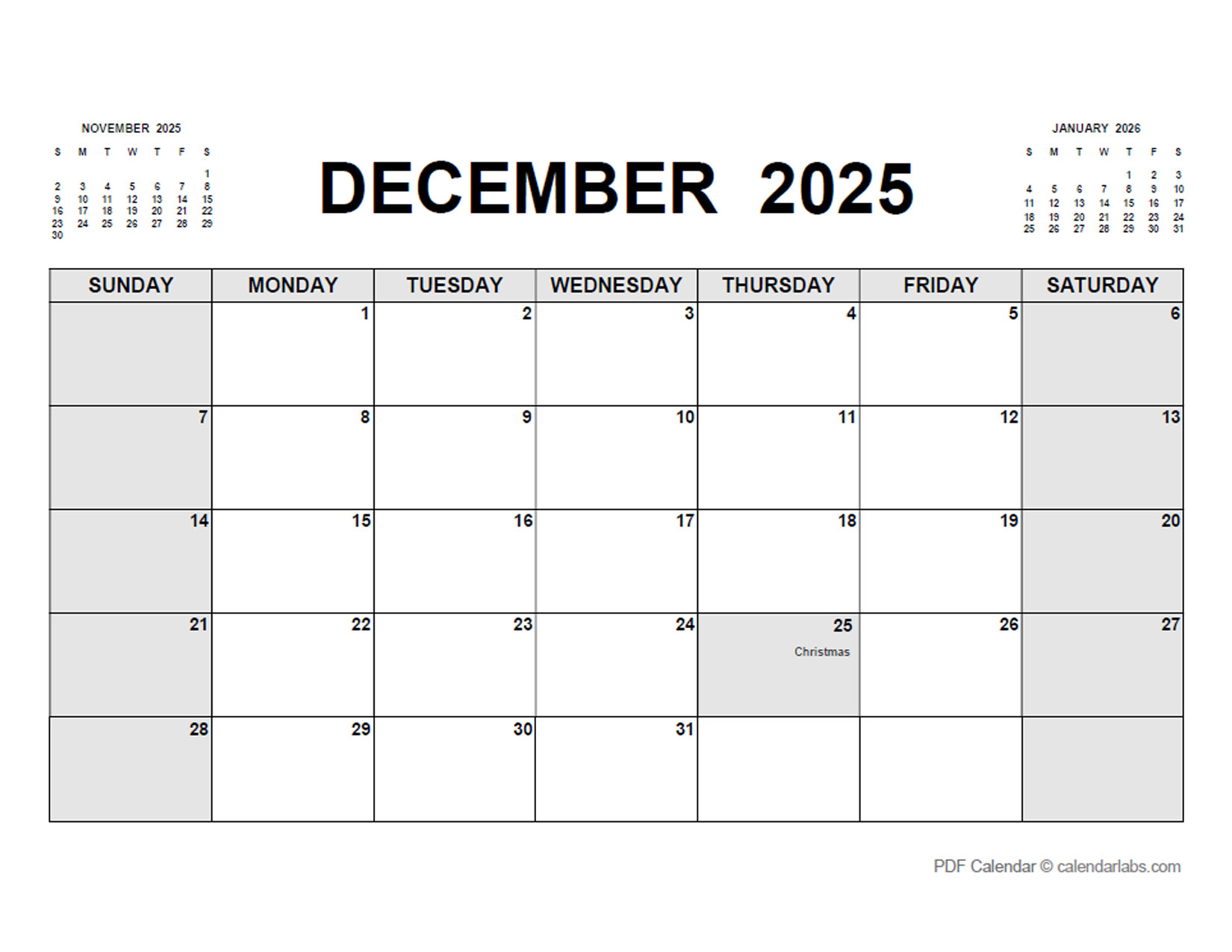 Calendar 2025-2026 Desk 2025 For Refrigerator, Fridge Wall Monthly ...